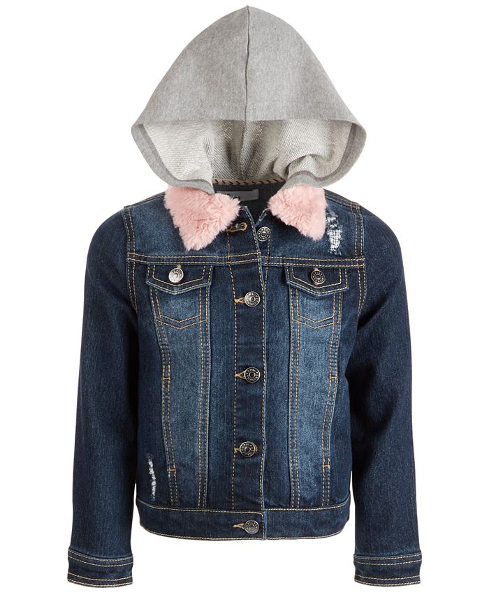 Epic Threads Toddler Girls Layered-Look Denim Jacket, Created for Macy ...