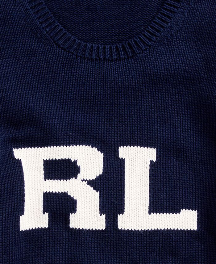 Polo Ralph Lauren Men's RL Cotton Sweater & Reviews - Sweaters - Men ...