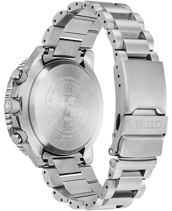 Citizen Eco-Drive Men's Chronograph Promaster Air Titanium Bracelet ...