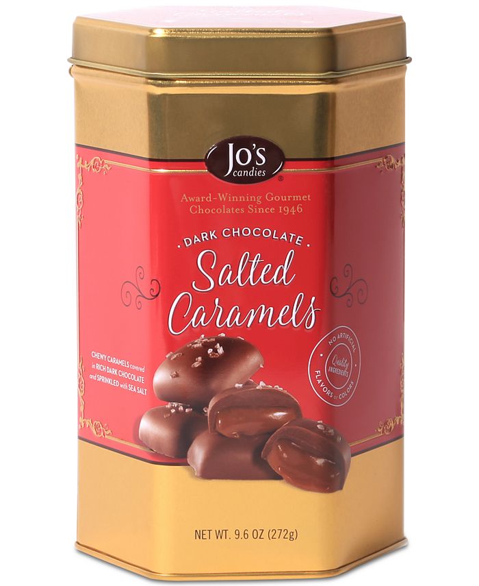 Jo's Candies Dark Chocolate Salted Caramel Tin & Reviews - Food ...