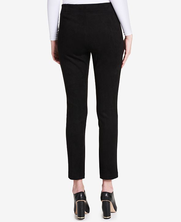 Calvin Klein Faux Suede Leggings And Reviews Pants And Leggings Women