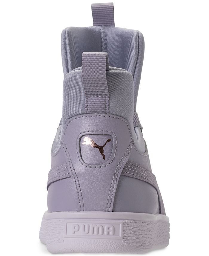 Puma Big Girls' Basket Fierce High Top Casual Sneakers from Finish Line ...