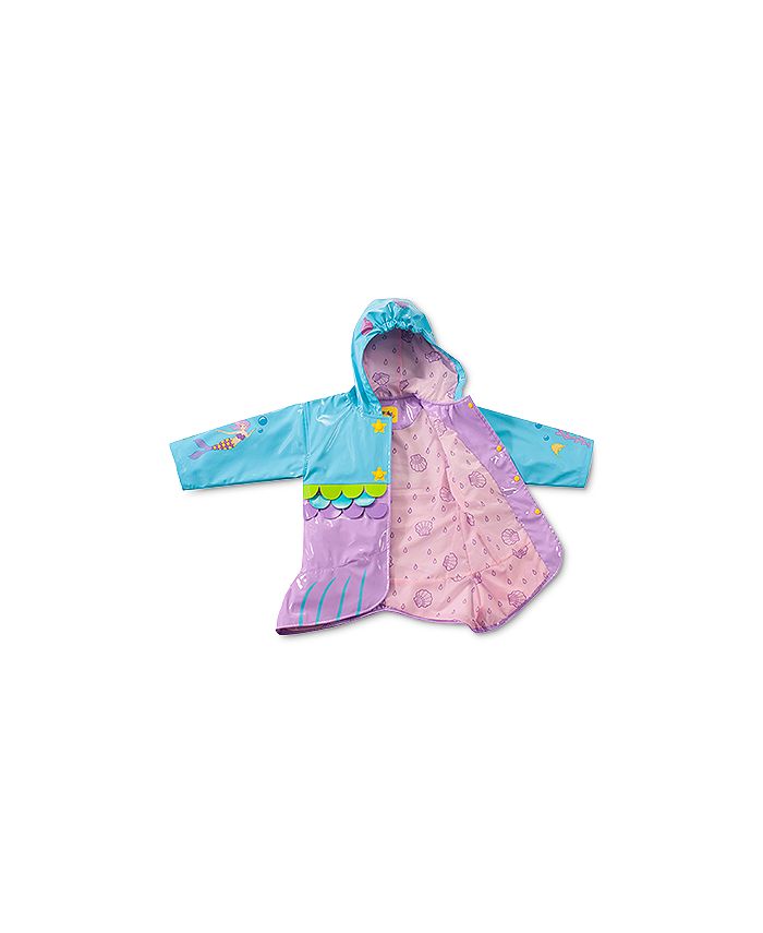 Kidorable Little Girls Mermaid All-Weather Rain Coat & Reviews - Coats ...