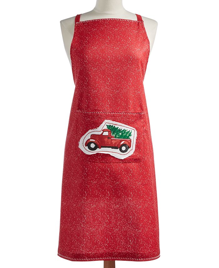 Martha Stewart Collection Graphic Apron, Created for Macy's & Reviews ...