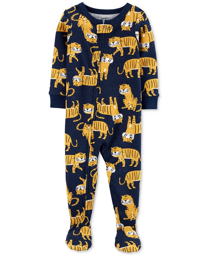 Carter's Baby Boys Cotton Footed Tiger Pajamas & Reviews - Pajamas ...