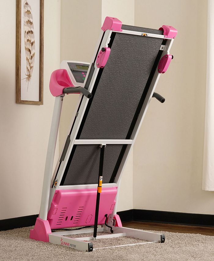 Sunny Health & Fitness Sunny Health and Fitness Pink Treadmill ...