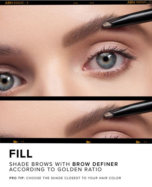 how to draw your eyebrows with anastasia