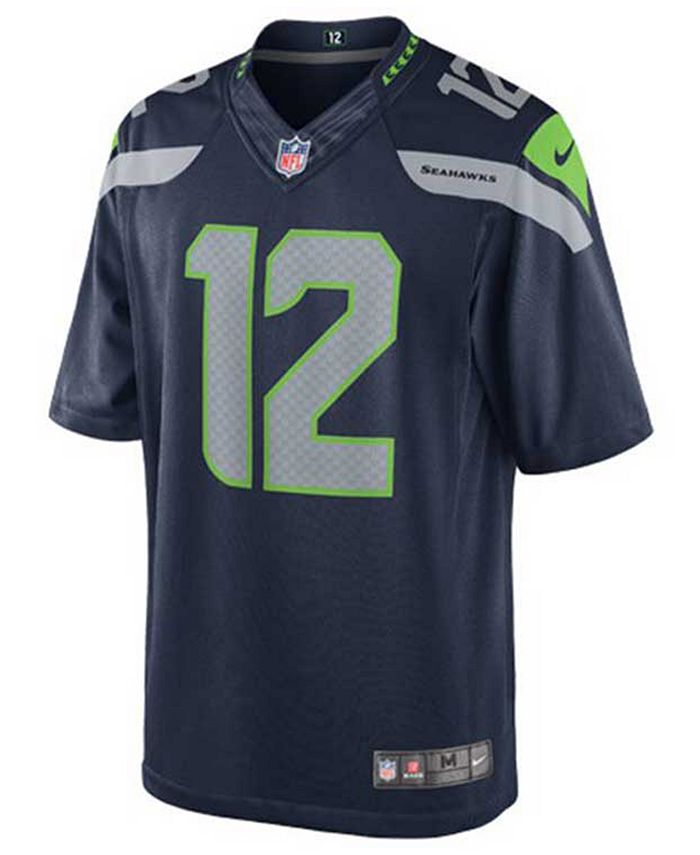 Nike Kids' Twelfth Man Seattle Seahawks Game Jersey, Big Boys (8-20 ...