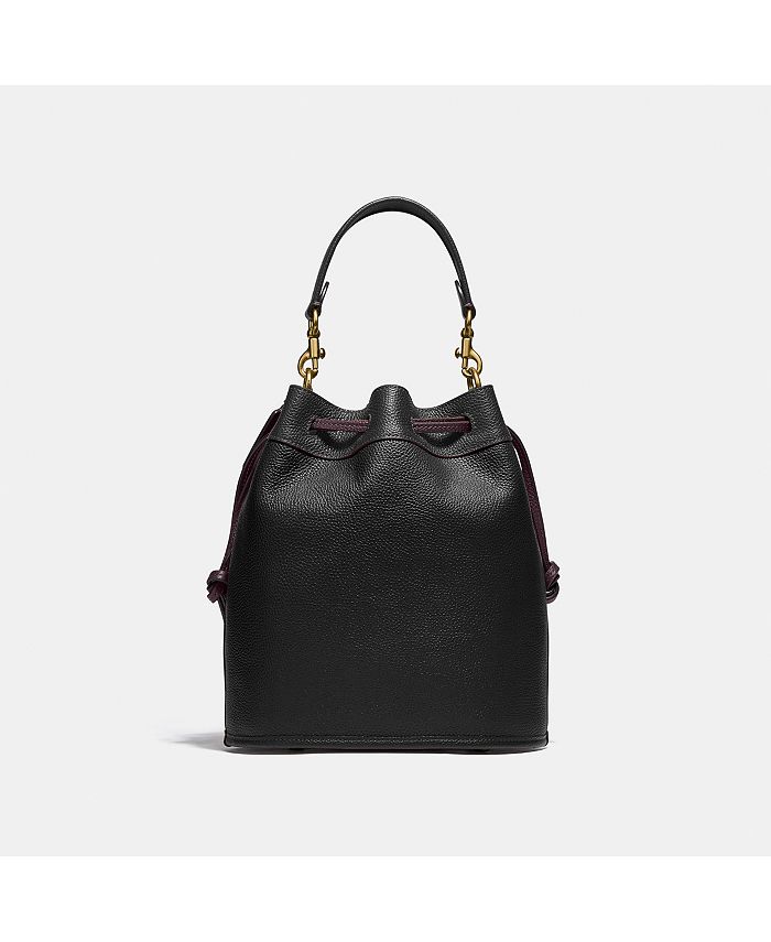 COACH Field Bucket Bag In Colorblock Leather With Coach Badge & Reviews ...