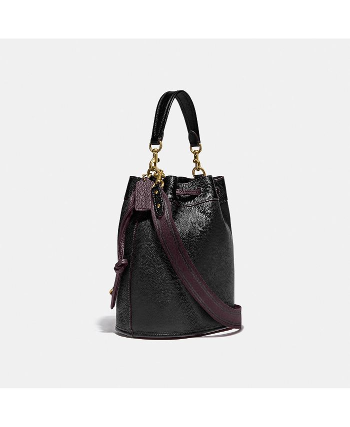 COACH Field Bucket Bag In Colorblock Leather With Coach Badge & Reviews ...