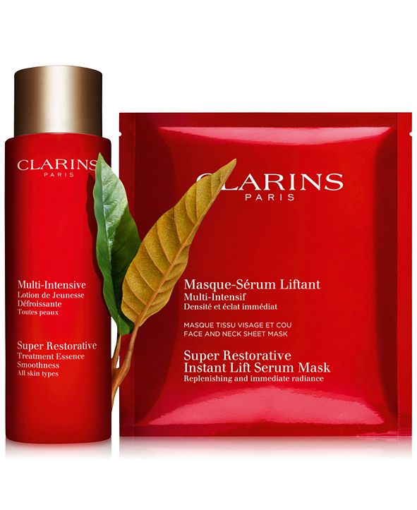 Clarins Super Restorative Instant Lift Serum Mask & Reviews - Skin Care ...