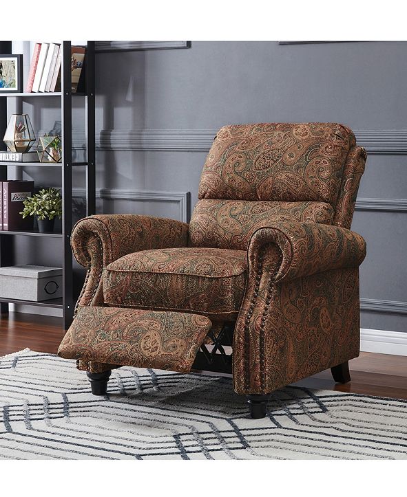 Furniture ProLounger® Push Back Recliner Chair in Paisley & Reviews ...