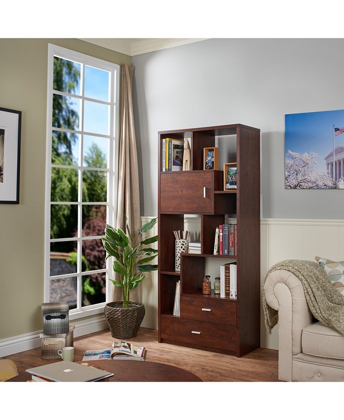 Furniture of America Albertina Modern Bookcase & Reviews - Home - Macy's