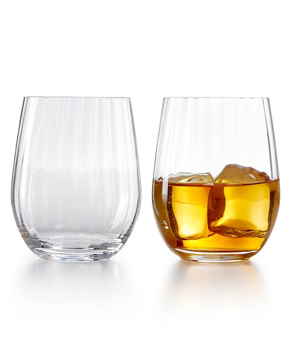 Riedel Optical O Whiskey Glasses, Set of 2 & Reviews - Glassware ...