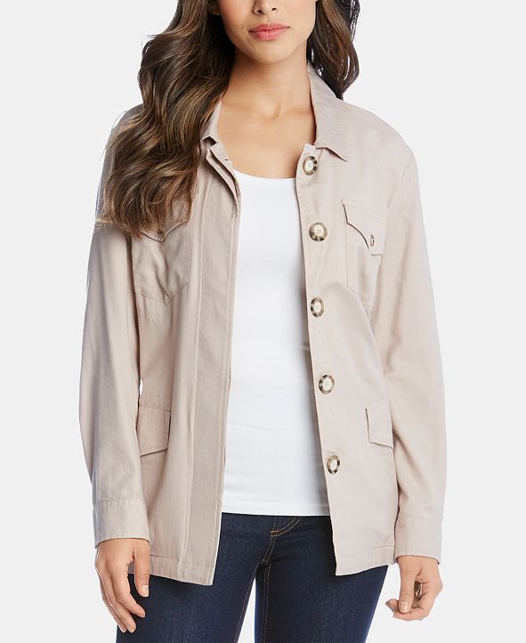 Karen Kane Belted Cargo Jacket & Reviews - Jackets & Blazers - Women ...