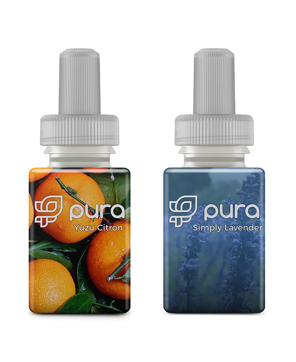 Pura Smart Home Fragrance Diffuser with Yuzu Citron & Simply Lavender ...