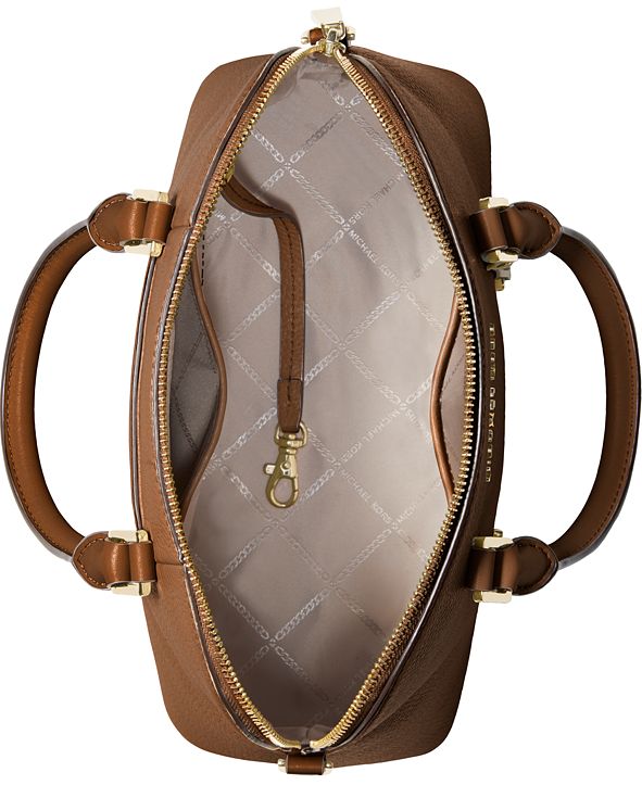 Michael Kors Leather Bedford Legacy Dome Satchel & Reviews - Handbags ...