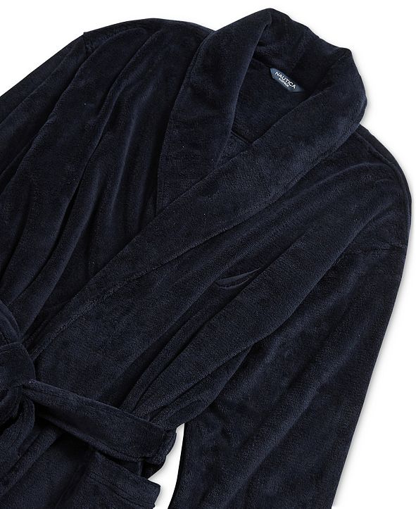 Nautica Men's Plush Knit Robe & Reviews - Pajamas, Lounge & Sleepwear ...