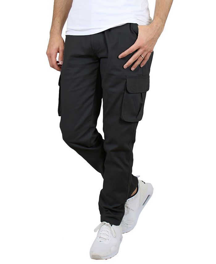 Galaxy By Harvic Mens Cotton Flex Stretch Classic Cargo Pants And Reviews Pants Men Macys