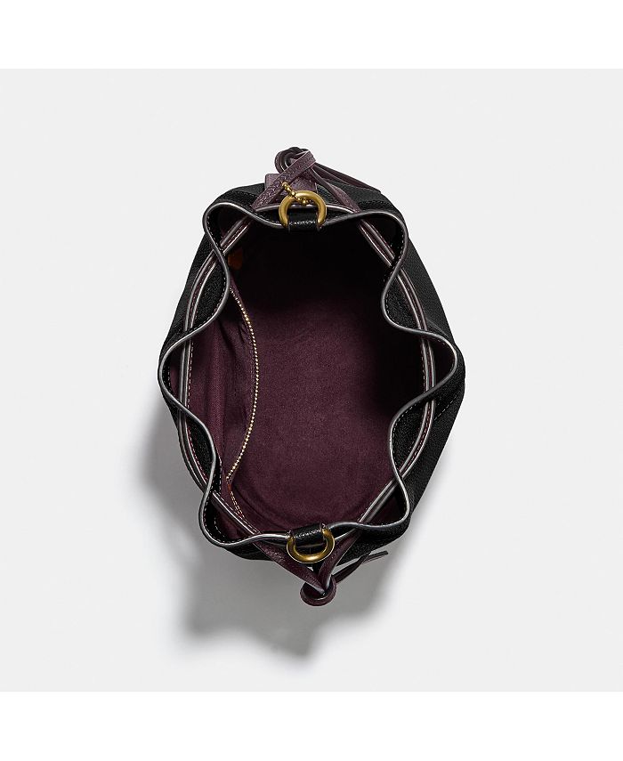 COACH Field Bucket Bag In Colorblock Leather With Coach Badge & Reviews ...