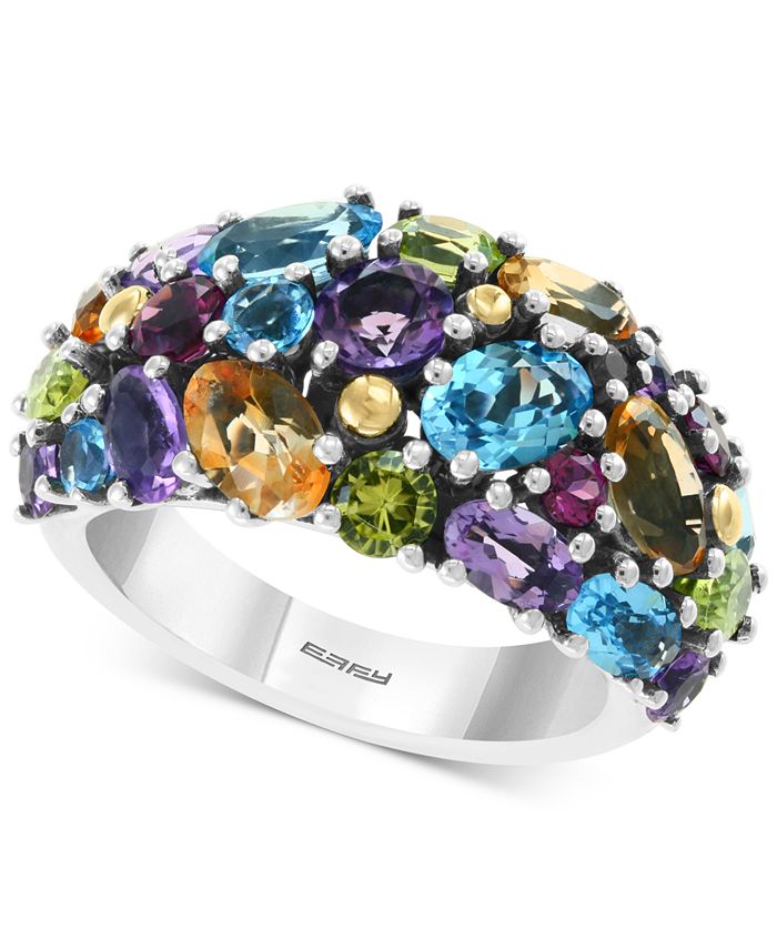 EFFY Collection EFFY® Multi-Gemstone Ring (6-3/4 ct. t.w.) in Sterling ...