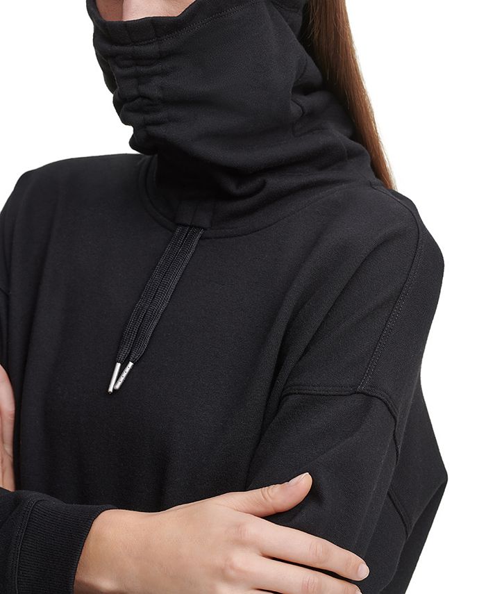 Calvin Klein Face Mask Funnel Neck Top & Reviews - Tops - Women - Macy's