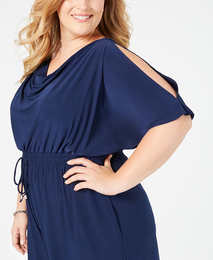 John Paul Richard Plus Size Split-Sleeve Jumpsuit & Reviews - Pants ...