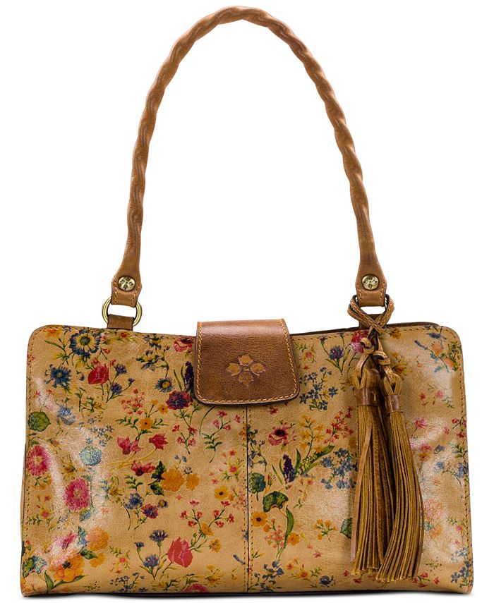 Patricia Nash Prairie Rose Rienzo Leather Satchel & Reviews - Handbags ...