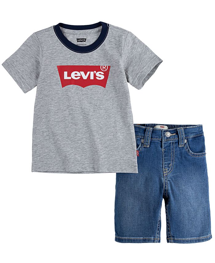 Levi's Baby Boys Denim Short Set & Reviews - Kids - Macy's