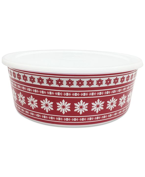 Martha Stewart Collection Holiday Nesting Melamine Food Storage ...