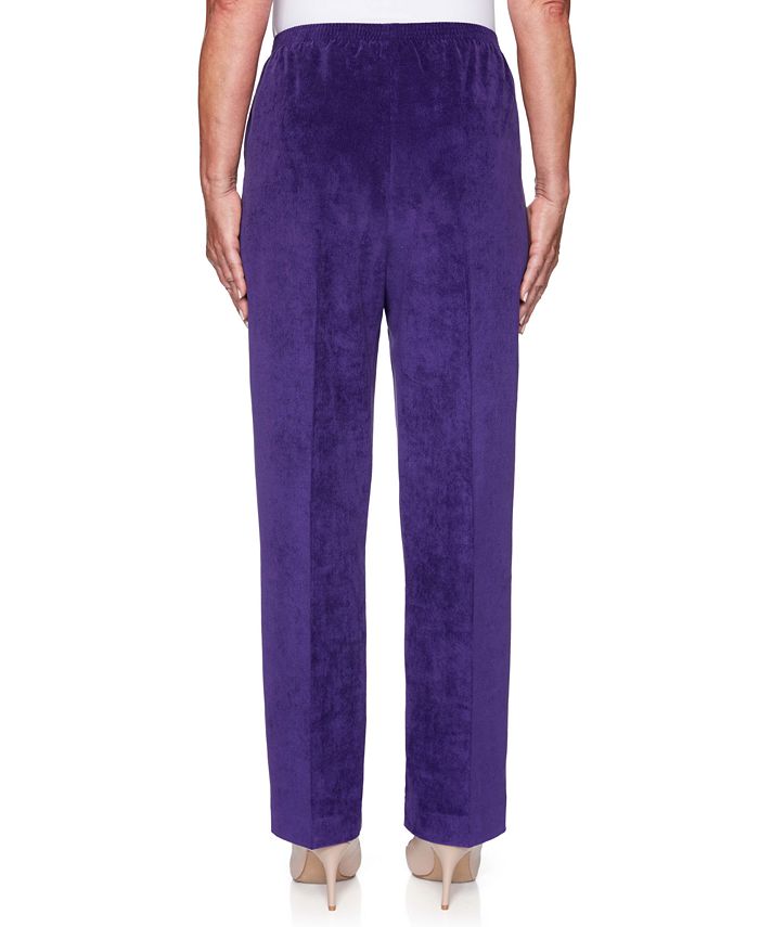 Alfred Dunner Womens Classic Corduroy Proportioned Medium Pant