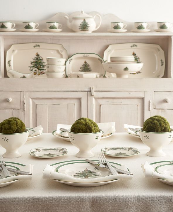 Spode Christmas Tree Dinnerware Collection & Reviews - Fine China - Macy's