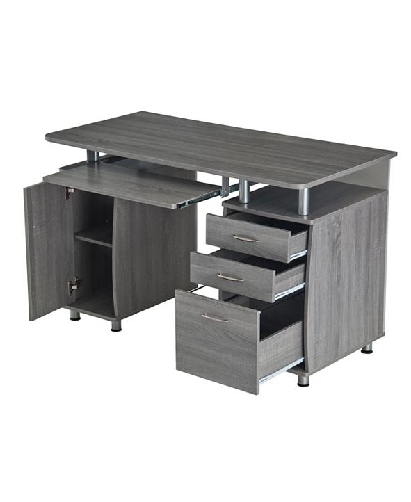 RTA Products Techni Mobili Workstation Computer Desk & Reviews ...