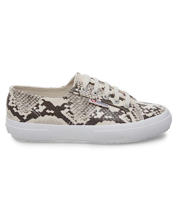 Superga Women's 2750 Synth Snake Lace-Up Sneakers & Reviews - Athletic ...