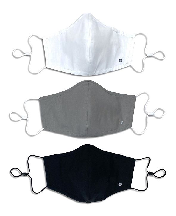 Society of Threads Unisex Curved Face Mask Solid 3-Pack & Reviews ...