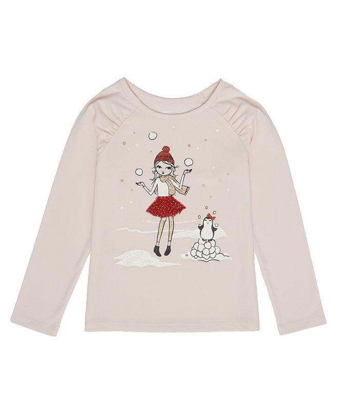 Epic Threads Little Girls Long Sleeve Graphic Tee & Reviews - Shirts ...
