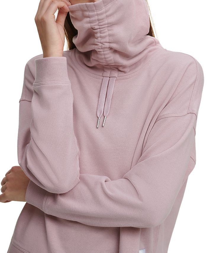 Calvin Klein Face Mask Funnel Neck Top & Reviews - Women - Macy's