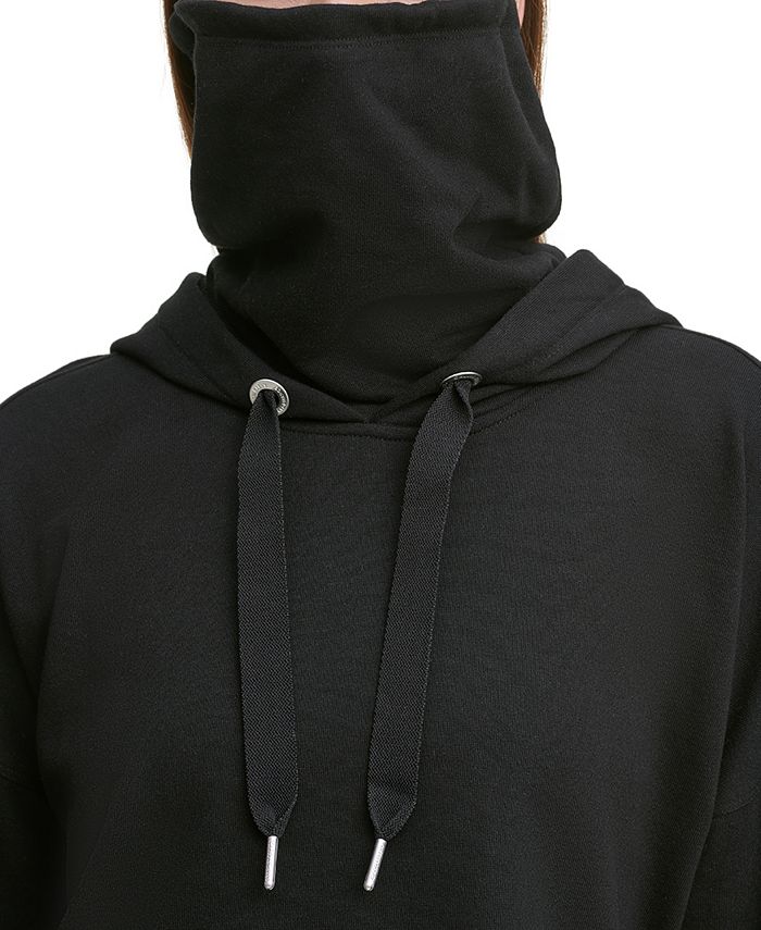 Calvin Klein Face Mask Funnel Neck Top & Reviews - Tops - Women - Macy's