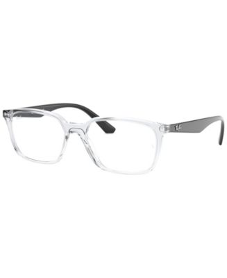 Ray-Ban RX7176 Unisex Rectangle Eyeglasses & Reviews - Home - Macy's