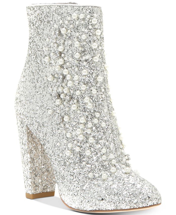 Jessica Simpson Starlite Pearl-Embellished Booties & Reviews - Boots ...