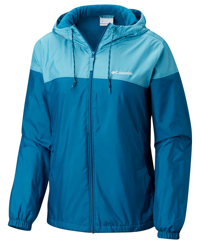 Columbia Fleece-Lined Windbreaker Jacket & Reviews - Jackets & Blazers ...