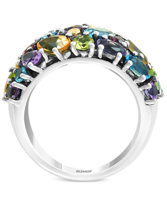 EFFY Collection EFFY® Multi-Gemstone Ring (6-3/4 ct. t.w.) in Sterling ...