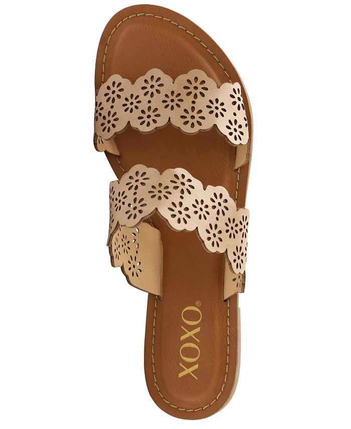 XOXO Ramsey Double Band Slide Sandals & Reviews - Sandals - Shoes - Macy's