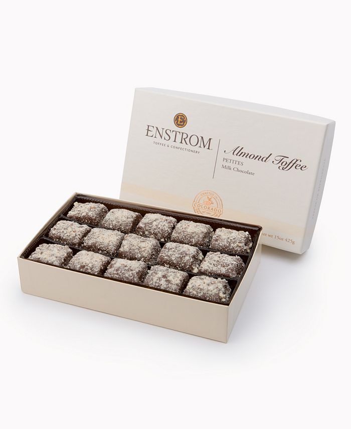 Enstrom Candies 15 Ounce Milk Chocolate Almond Toffee Petites & Reviews ...
