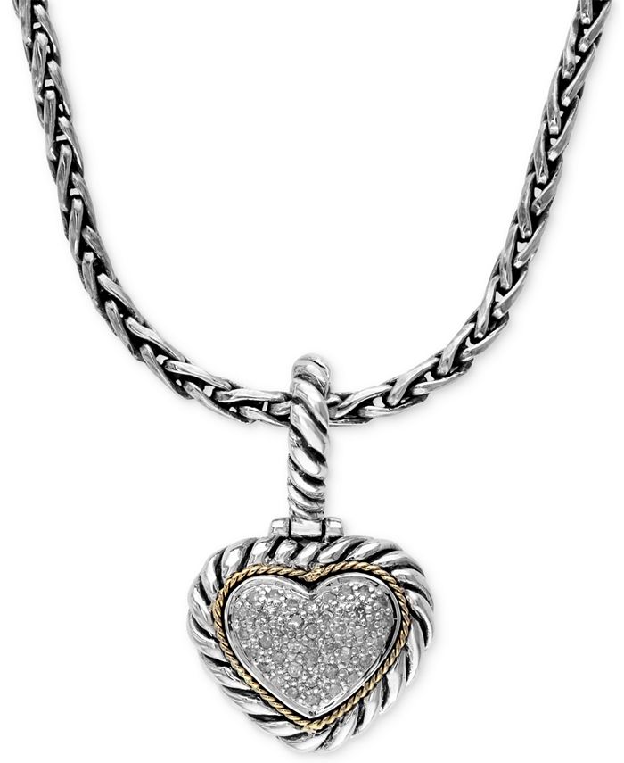 EFFY Collection Balissima by EFFY® Diamond Heart Pendant (1/5 ct. t.w ...