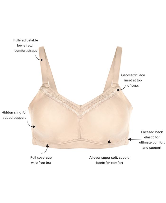 Wacoal Women's Perfect Primer Wire Free Bra 852313, Up To DDD Cup ...