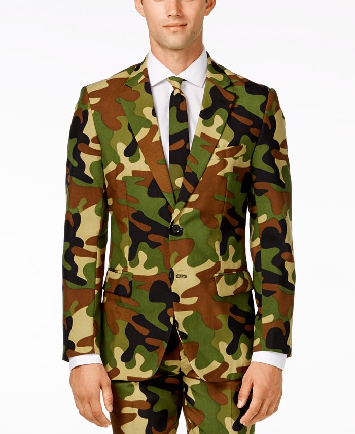 OppoSuits Men's Commando Camouflage Suit & Reviews - Suits & Tuxedos ...