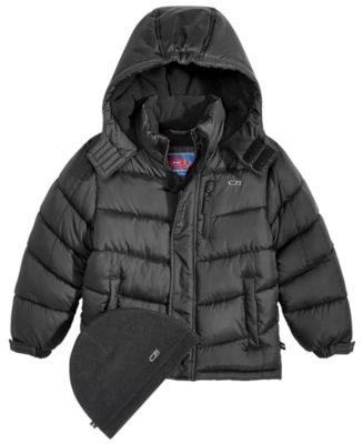 CB Sports Hooded Puffer Coat, Big Boys & Reviews - Coats & Jackets ...