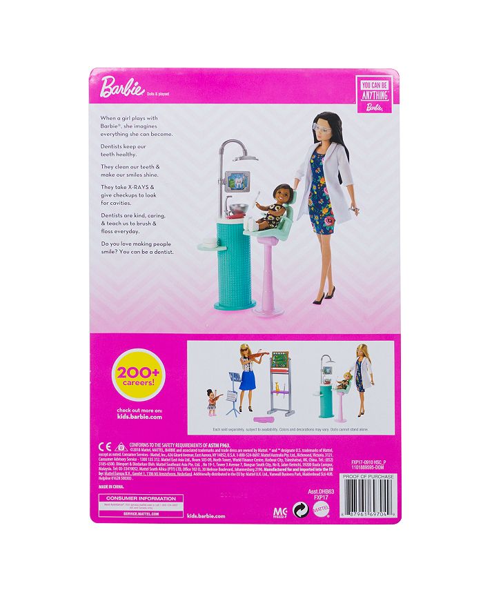 Barbie Dentist Doll & Playset & Reviews - Home - Macy's