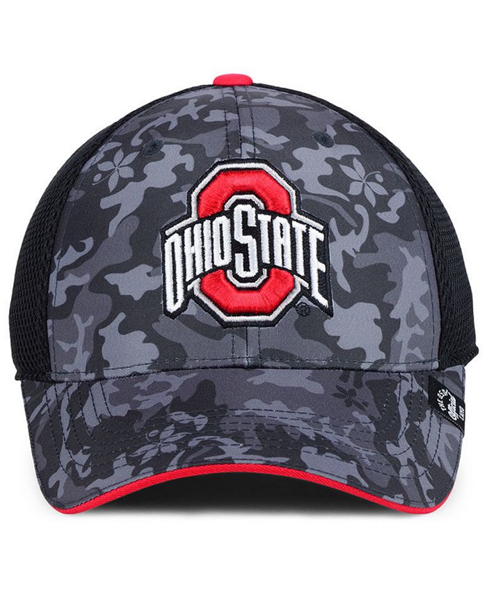Top of the World Ohio State Buckeyes Camo Front Flex Stretch Fitted Cap ...